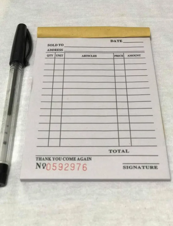 Carbonless Copy Paper Receipt(10pads) 3in1 | Lazada PH