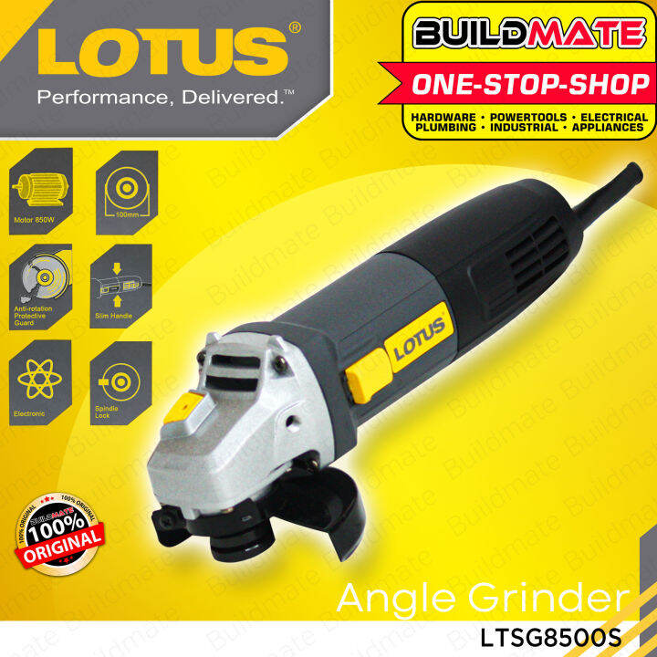 LOTUS Angle Grinder 4" Inch 850W +FREE Cutting Disc Cutting Saw For ...