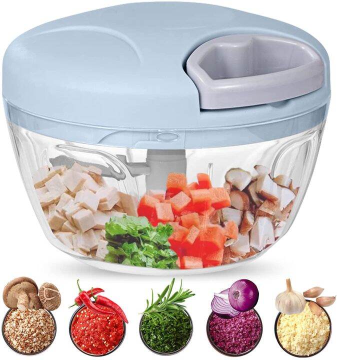 New SPEEDY CHOPPER Hand-Powered Portable Food Processor Manual ...