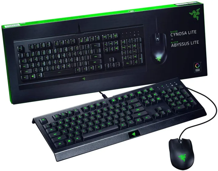 Razer Bundle Gaming Keyboard + Mouse Cynosa Lite & Abyssus Lite ...