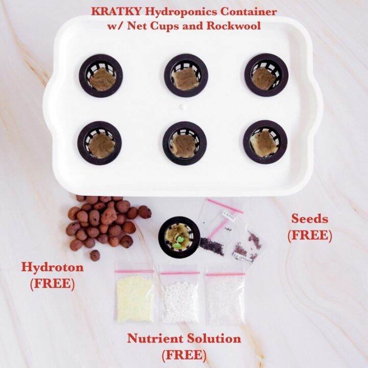 Kratky Hydroponic Container with Growing Kit | Lazada PH