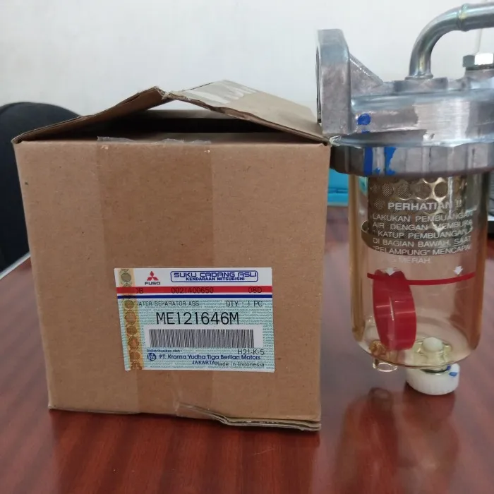 Rumah Filter Solar bawah Canter Original 100% Mitsubishi ME121646M ...