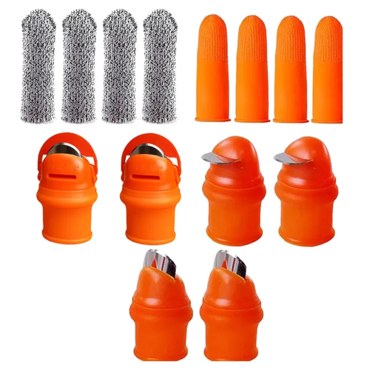 นิ้วหัวแม่มือมีด,สวนซิลิโคนนิ้วหัวแม่มือตัดนิ้วแยกผลไม้พืช Picker ...