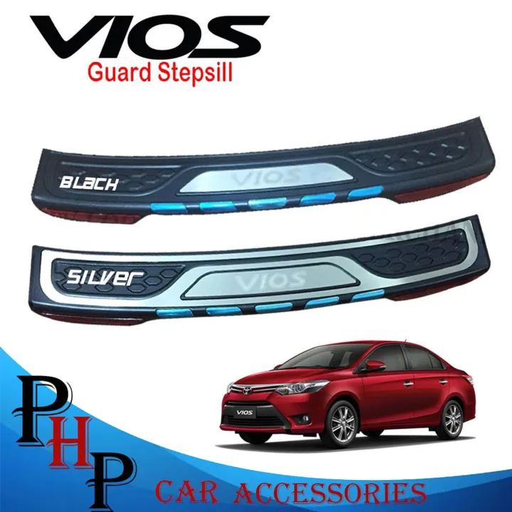Rear Stepsill - Toyota Vios Gen 3 Superman (2013 to 2018) 2013 2014 ...