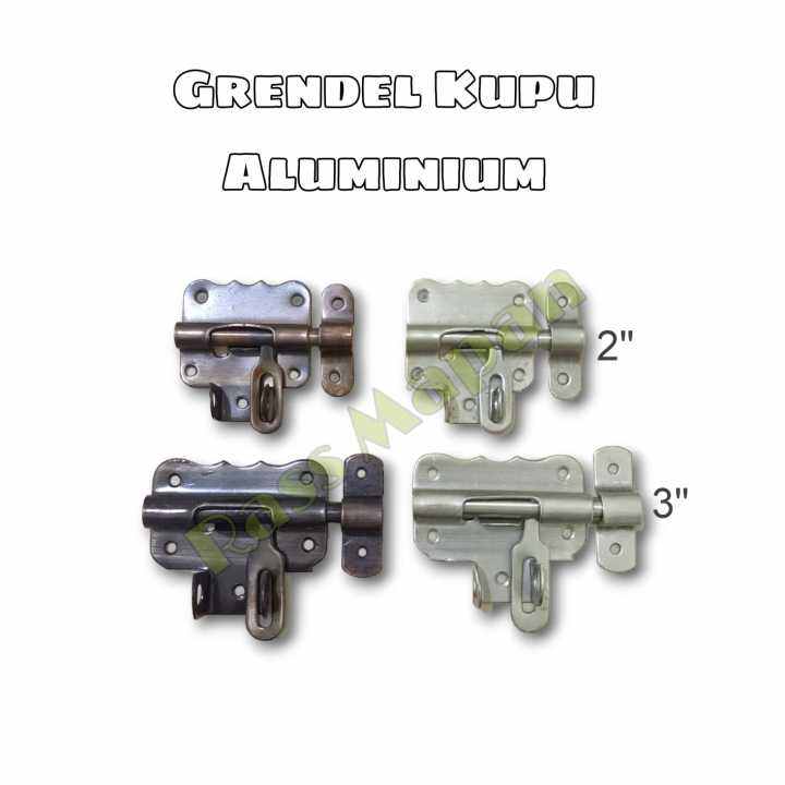 Slot Pintu Grendel Overpal Aluminium Kupu | Lazada Indonesia