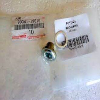 แหวนรอง+น็อตถ่ายน้ำมันเกียร์แท้ TOYOTA | YARIS, INNOVA, FORTUNER, HILUX ...