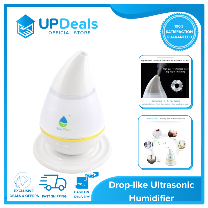 UPDeals Blue Water Drop-like Ultrasonic Humidifier | Lazada PH