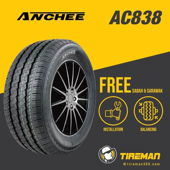 Anchee AC838 13 14 15 16 Inch Tayar Tire (FREE INSTALLATION/Delivery ...