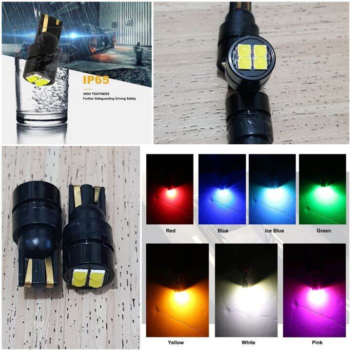 T10 w5w led light peanut bulb car motor parklight trunk plate dome ...
