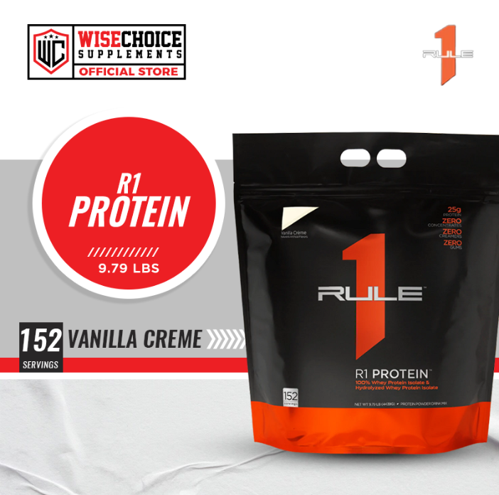 RULE 1 R1 PROTEIN 10 LBS VANILLA CREME FLAVOR | Lazada PH