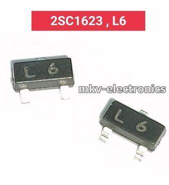 (10ตัว) 2SC1623 , C1623 (L6) TRANSISTOR NPN 50V 0.1A ทรานซิสเตอร์ชิป ...