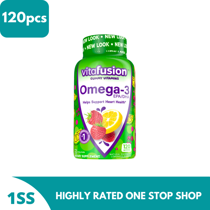 Vitafusion Omega 3 Gummies 120 Count (Exp Aug 2023) | Lazada PH