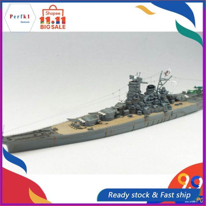 【read 1:700 Scale 30cm Plastic WWII Warship Yamato Battleship Model ...