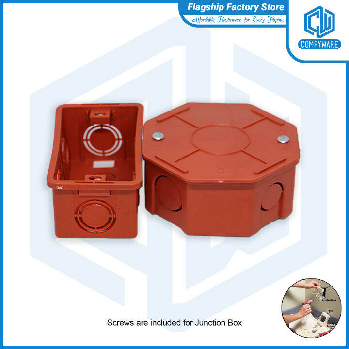 Golden Eagle PVC Junction Box, Junction Box Covers, Orange Utility Box ...