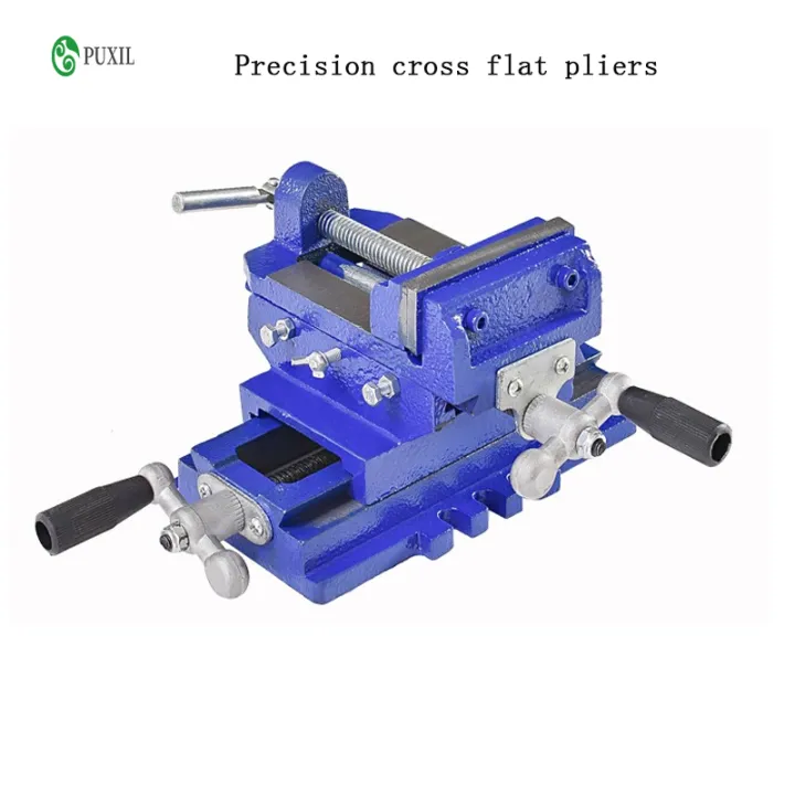 Two-Way Movement Bench Drill Operating Platform Flat Tongs Precision ...