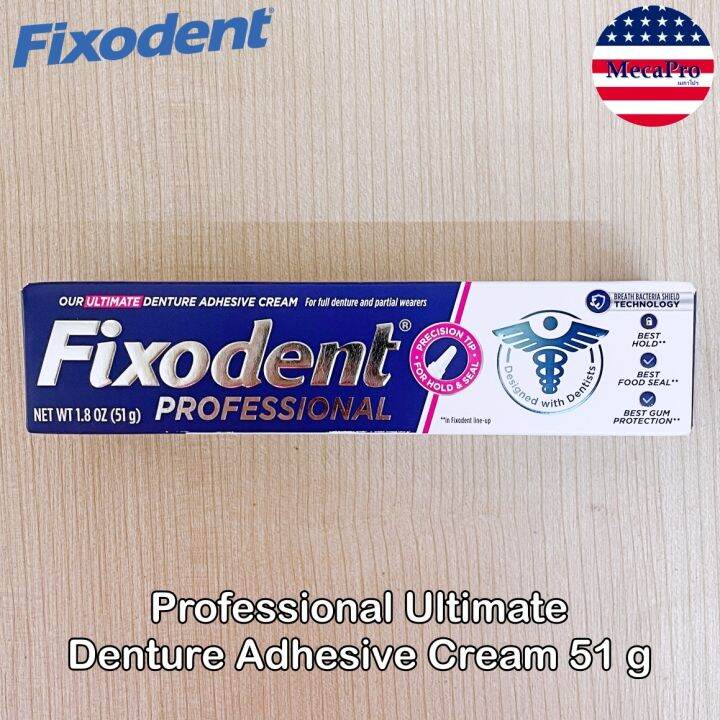 Fixodent® Professional Ultimate Denture Adhesive Cream 51 g ฟิกโซเดนท์ ...