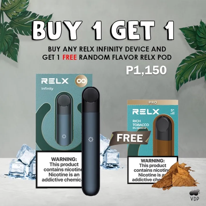 Relx Infinity Device Bundle Promo Buy 1 Device Get 1 Pod Free vapeIn ...