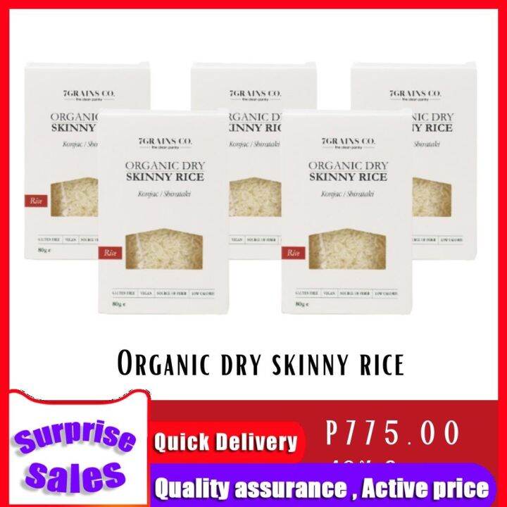 7Grains Organic Dry Skinny Rice Bundle 5 boxes | Lazada PH
