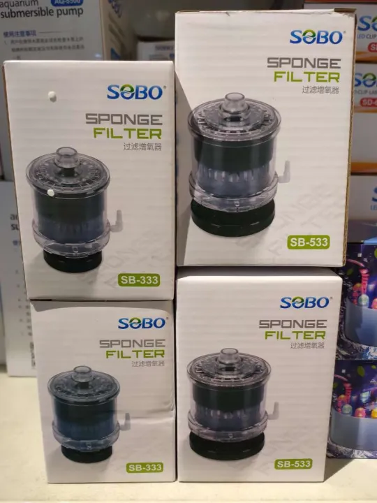 Sobo Sponge Filter Bottom Filter SB-533 | SB-333 | Lazada