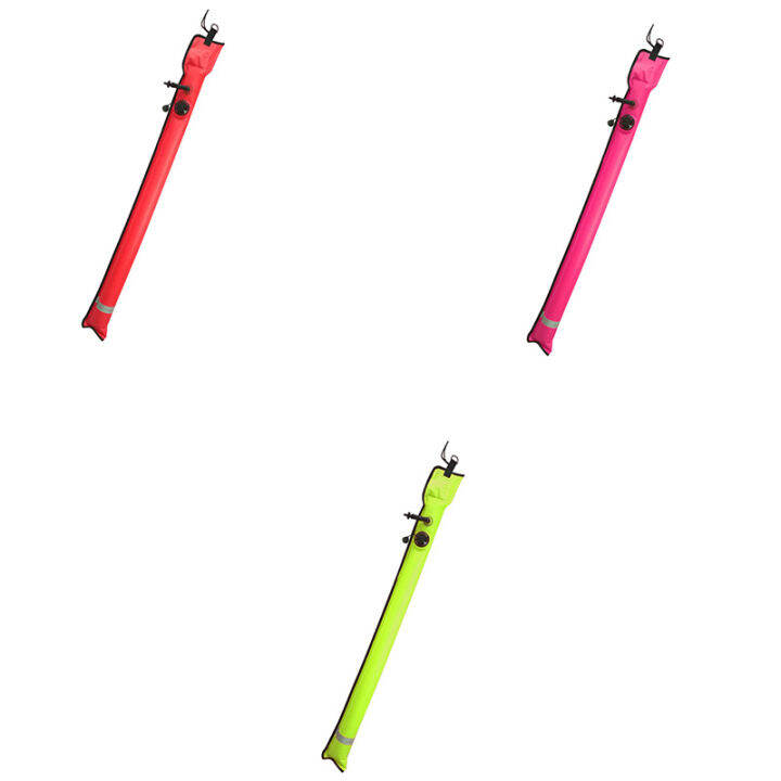 1M Scuba Diving Inflatable Surface Signal Marker Buoy Visibility Float ...