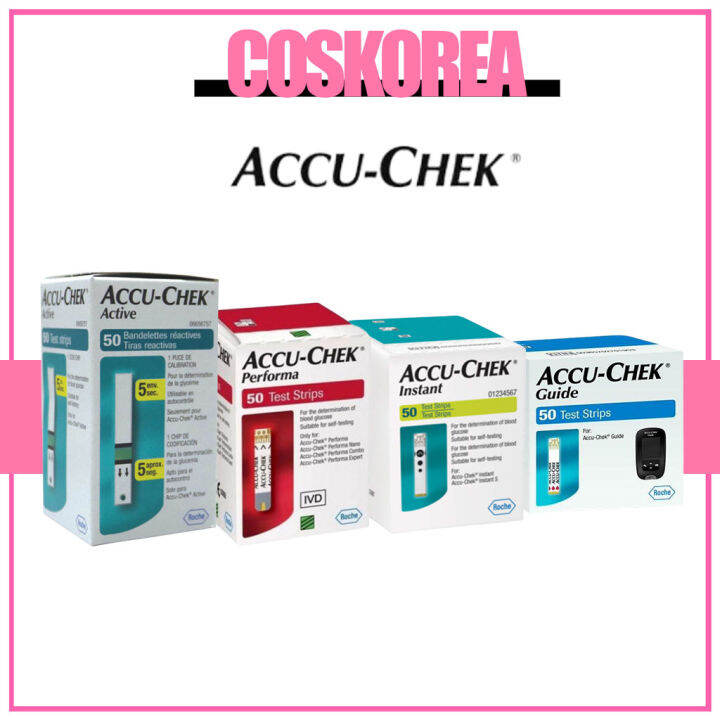 Accu-Chek Performa Active Test Strips Guide Test Strips Instant Test ...