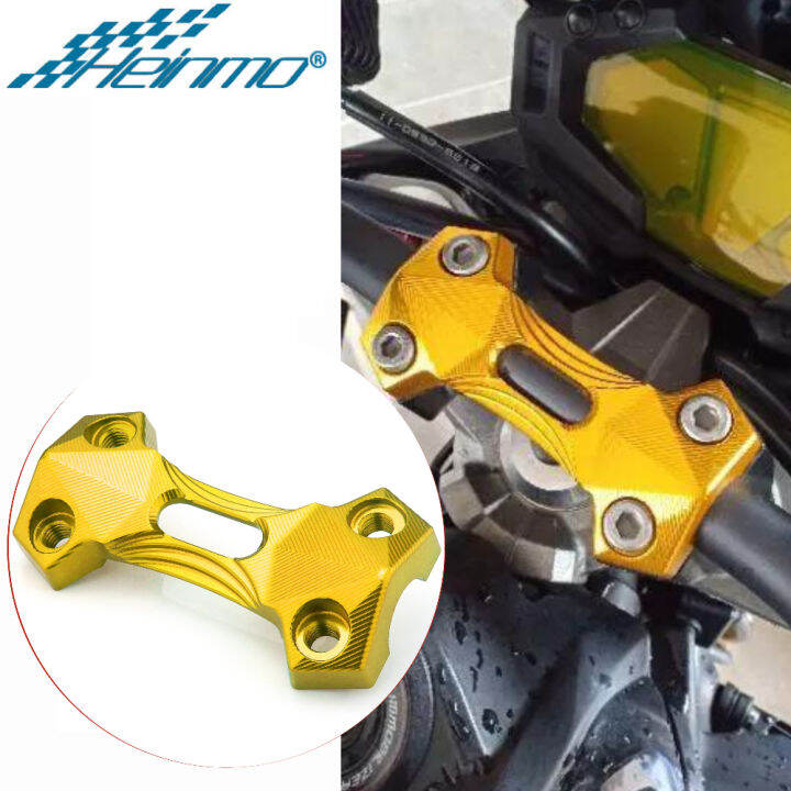 แคลมป์ยึดตัวยกบาร์อ้วนสำหรับ Kawasaki Z900 Z 900 2017-2019 Z800 2013 ...
