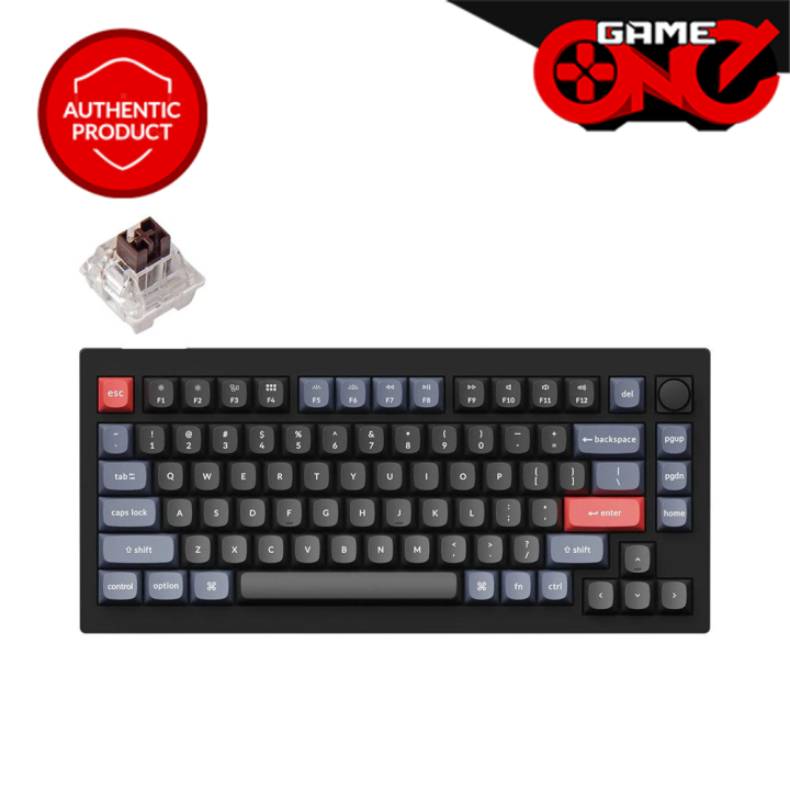 Keychron V1 QMK 84 Keys Fully Assembled Knob Custom Mechanical Keyboard ...