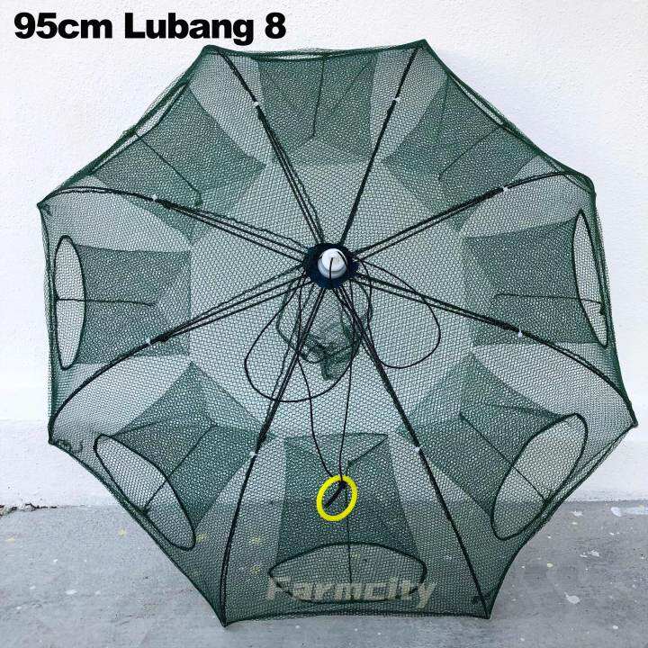 ReadyStock 95cm Lubang 8 Sangkar Automatic Jala Ikan Jaring Bubu Udang ...