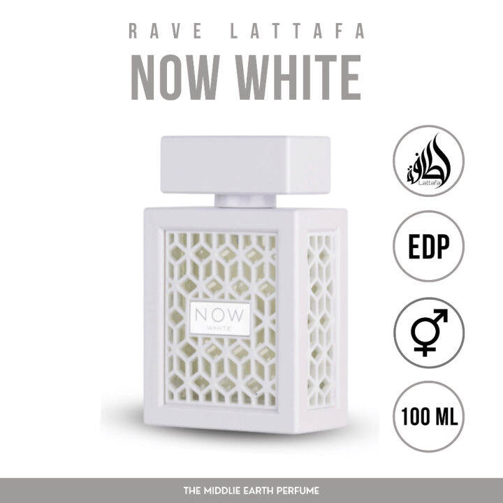 น้ำหอม Lattafa Rave Now White ขนาด 100 ml ติดทน ของแท้ นำเข้าจาก UAE ...
