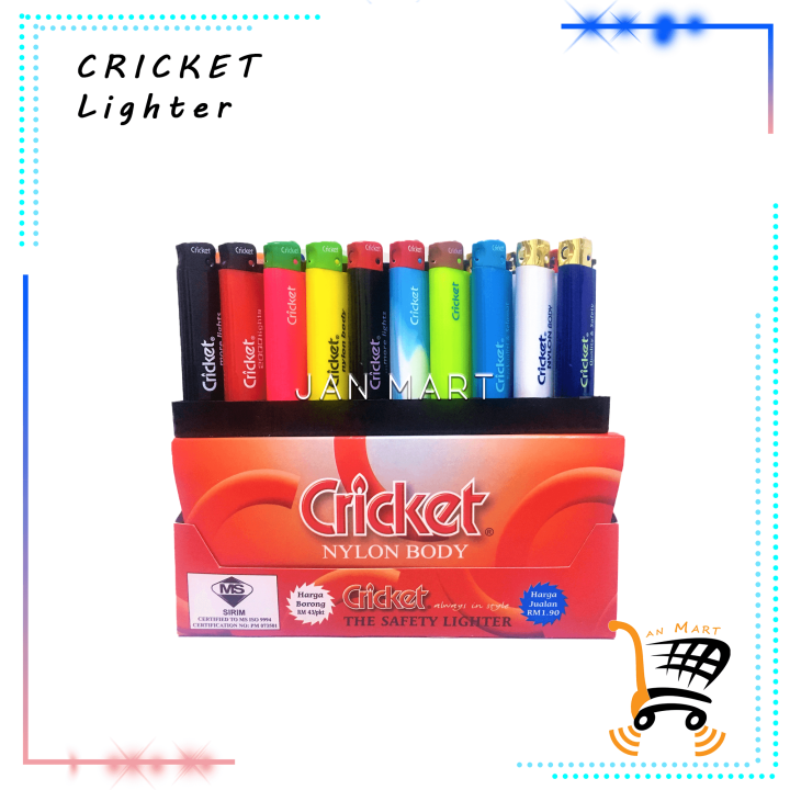 CRICKET Lighter 打火机 Disposable Gas Lighter | Lazada