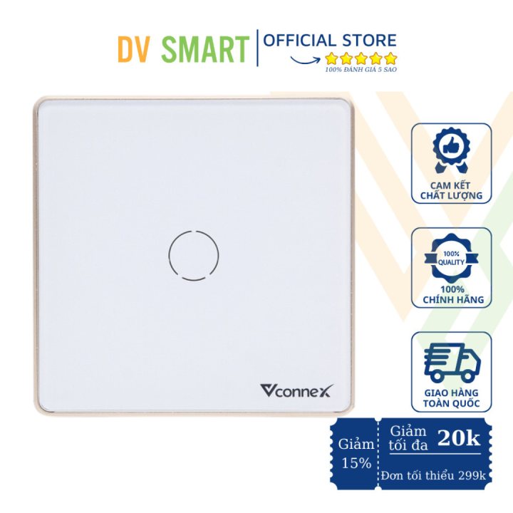 Công Tắc 1 Nút VCN-WS01L Công Tắc Thông Minh Có Thể Điều Khiển Từ Xa ...