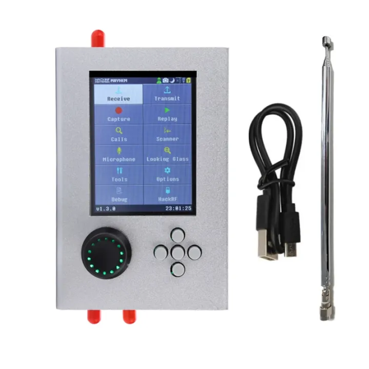 H2 PORTAPACK ใหม่หน้าจอสัมผัสขนาด3.2นิ้วพร้อม Hackrf หนึ่ง SDR Mayhem ...