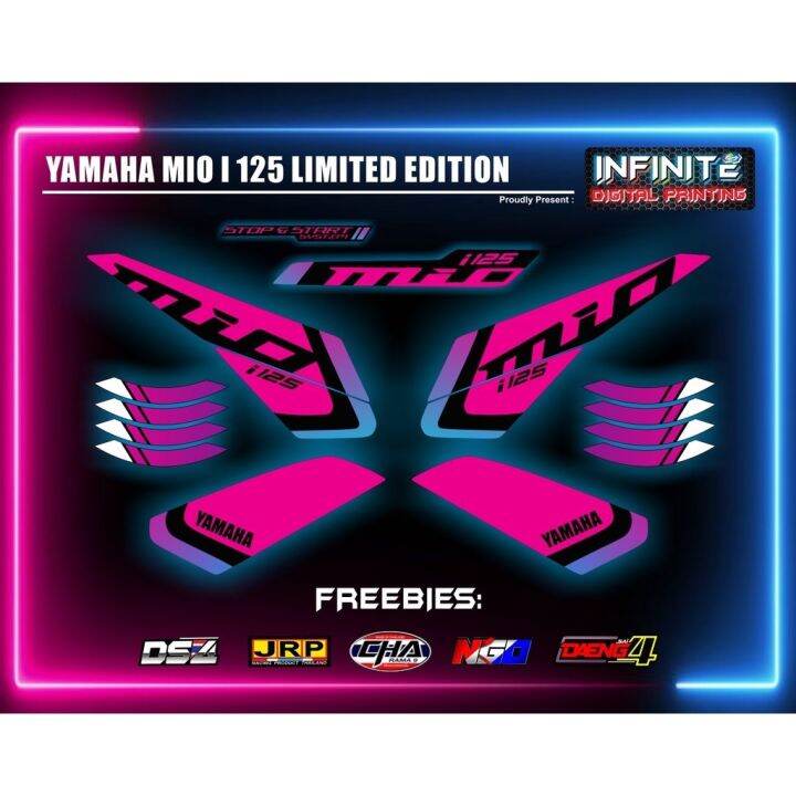 2021 Mio i 125 decals sticker | Lazada PH