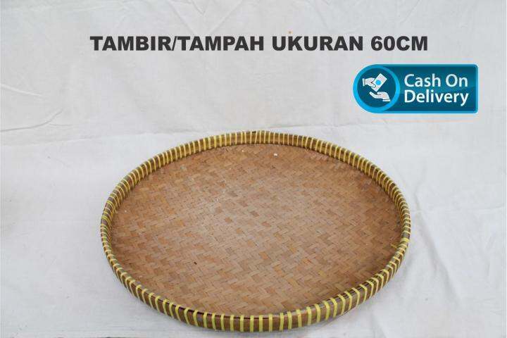 Tampah 60cm/piring bambu/nampah bambu/Anyaman bambu | Lazada Indonesia