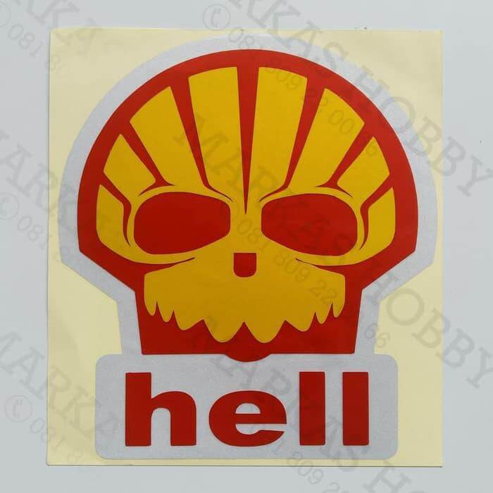 Stiker / Sticker Shell Hell Logo | Lazada Indonesia