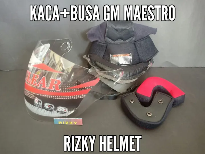 Busa Helm GM Maestro + Kaca Helm GM Maestro | Lazada Indonesia