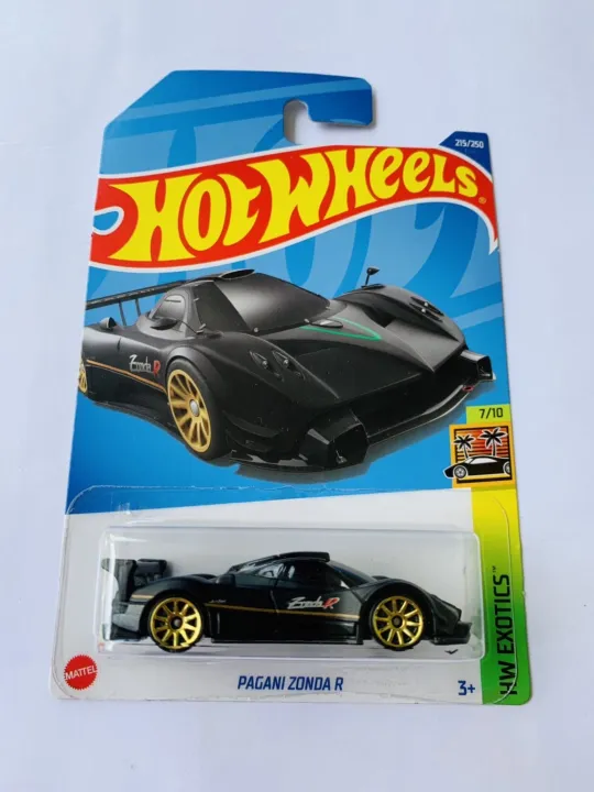 HOTWHEELS HOT WHEELS PAGANI ZONDA R HITAM HW EXOTICS LOT P 2022 SKALA 1 ...