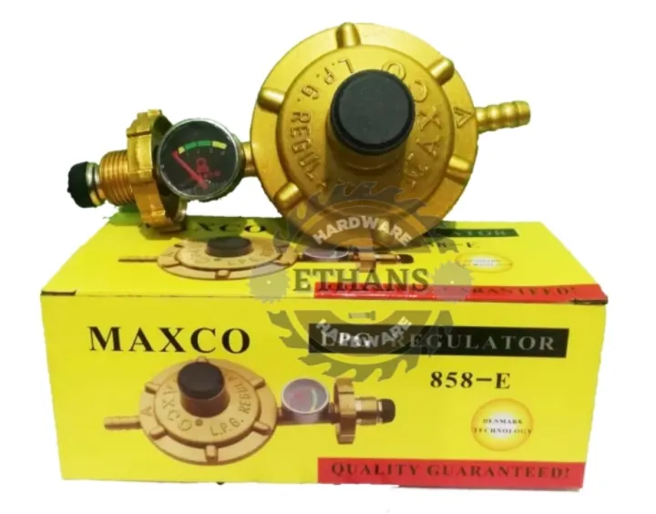 LPG Regulator Maxco with Pressure Gauge Heavy Duty and High Quality 1pc ...