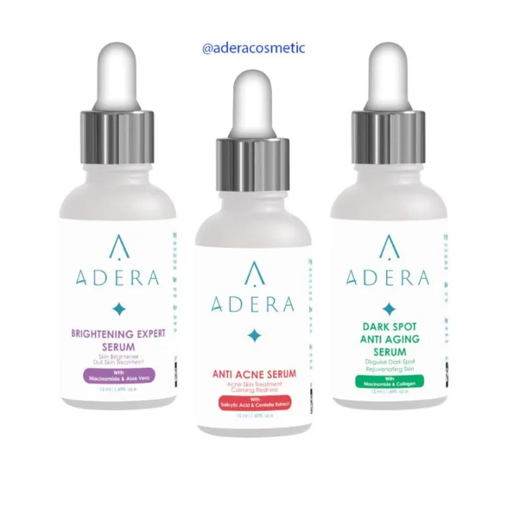 Adera Face Serum - SERUM WAJAH KECANTIKAN - Adera Skincare | Lazada ...