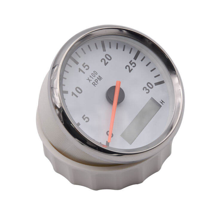 (Gold Seller) HD 3000RPM Tachometer 85MM Sensor Diesel Engine Marine ...