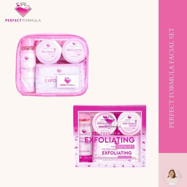 PERFECT FORMULA Set 4in1 Strong Mild Box Kotak Pouch Exfoliating Extra ...
