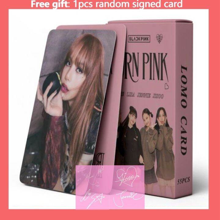 【new】 ♙ Born Pink Blackpink Lisa Jisoo Jennie 54pcs Lomo Card Photocard