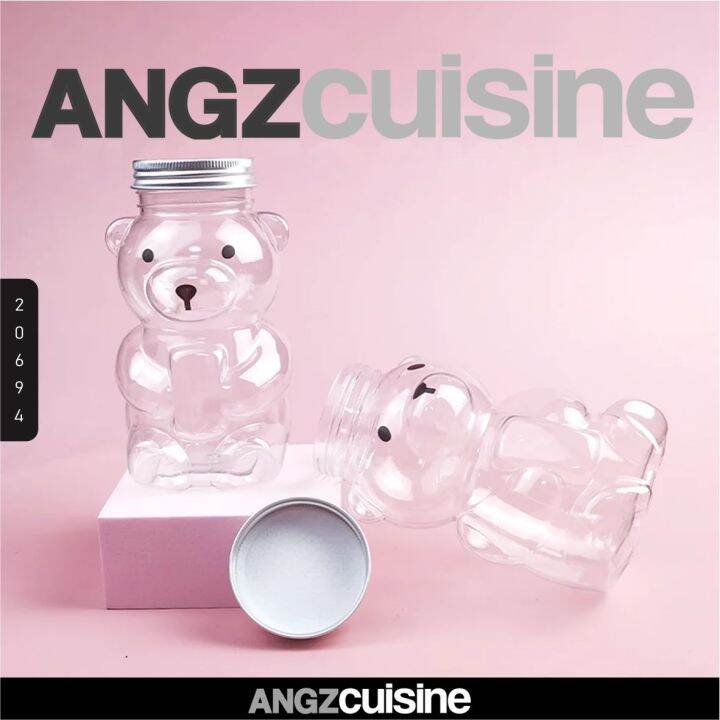 Botol Minuman Beruang Lucu Tutup Aluminium 360 ml | Lazada Indonesia