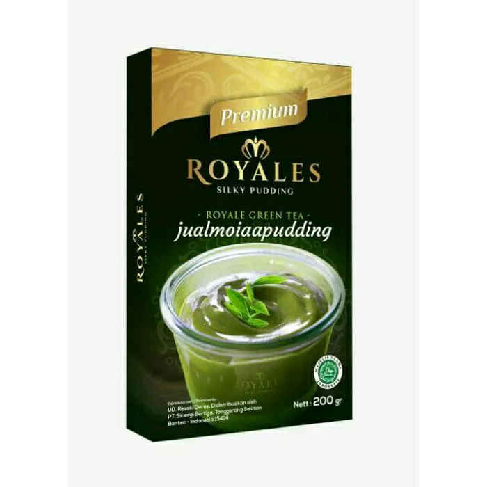 Royales Green Tea Silky Pudding Premium Puding Bali Bandung Makassar ...