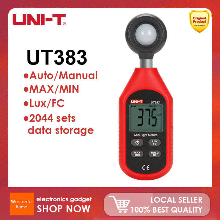 【Philippines Spot】Original UNI-T Mini Light Meter Digital Luxmeter ...