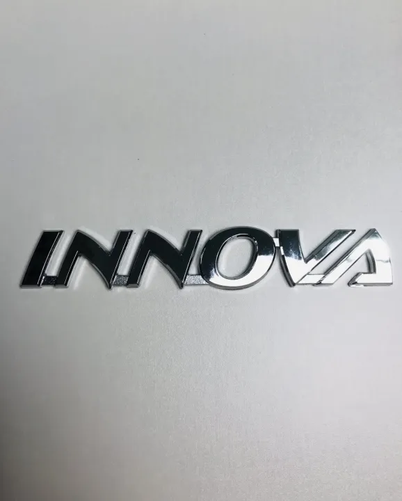 Chrome Badges - Toyota Innova Trunk Emblem Badge Chrome Car Art Sticker ...