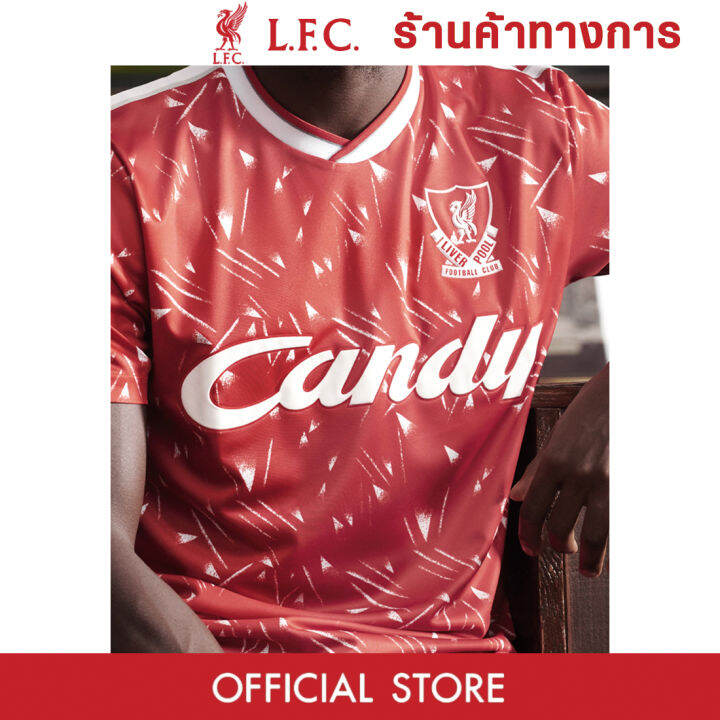 LIVERPOOL FOOTBALL CLUB เสื้อแข่งย้อนยุคทีมลิเวอร์พูล Retro Candy ชุด ...