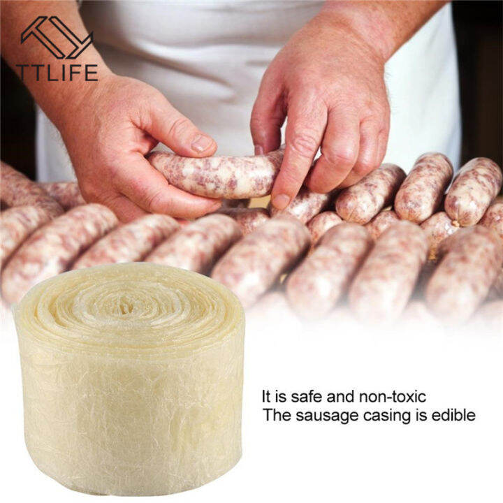TTLIFE 30mm 50mm Edible Sausage Packaging Tools Sausage Tube Casing for ...