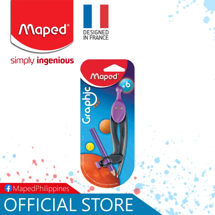 MAPED Graphic 360° Compass I Plastic I 019110 | Lazada PH