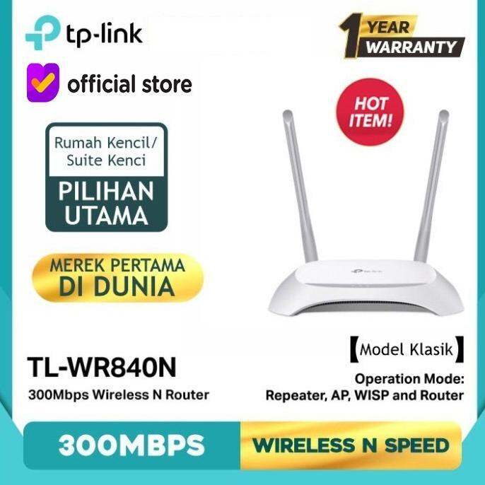 TP LINK TL-WR840N : WIRELESS ROUTER 300MBPS | Lazada Indonesia
